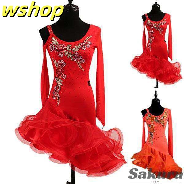 在庫限りの大特価 多機能デザイン ワルツ 話題商品 ラテンダンス 】ラテン チャチャチャ SNS話題 ドレ ダンス ラテン 衣装 セクシー キャバ ラテンドレス 【wshop スタンダード ワンピース 社交ダンス 送料無料 送料無料実施中