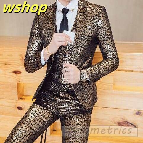売れ筋アイテム 多機能デザイン 】個性的総柄スリムスーツ 在庫わずか 3ピース 新登場 結婚式二次会ビジュアル系 【wshop ランキング常連 メンズ スリーピーススーツ セットアップ 数量限定入荷
