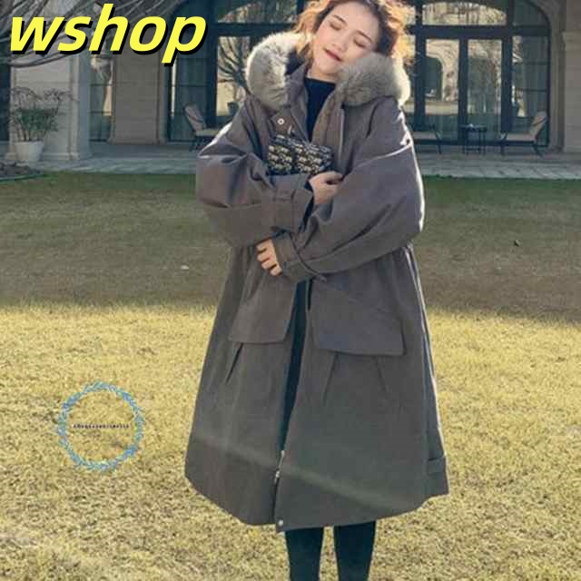 季節限定アイテム 多機能デザイン 【wshop 防寒着 軽量仕様 】レディース レビュー高評価 ボアコート モッズコート ファーコート 在庫わずか ミリタリーコート 毛皮コート ボアジャケット レディース 秋冬 裏起毛 レディースコート 数量限定入荷