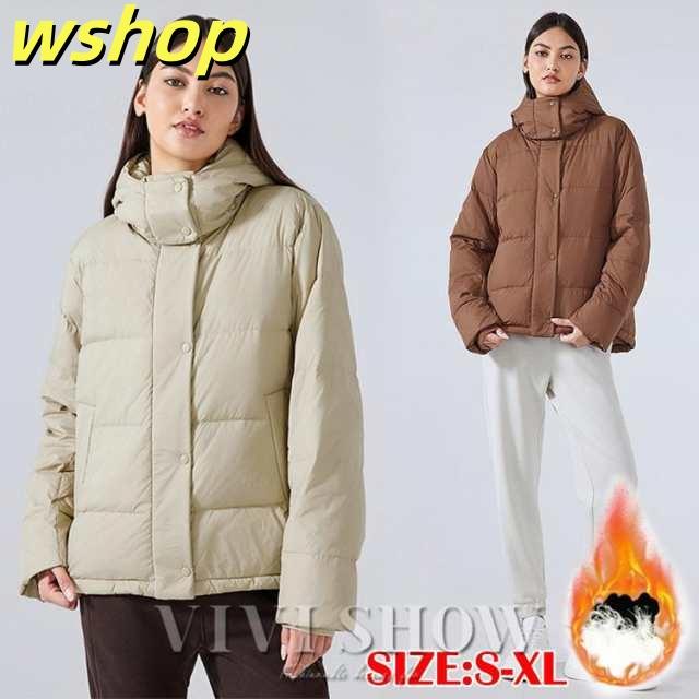 秋の新作特集 店長太鼓判 在庫わずか 冬 【wshop フード付き アウター ジャケット 】ダウンジャケット 厚手 ダウンコート 収納便利 フワフワ 冬ジャケット レディース フード付きダウンジャケット SNS話題 ダウン 数量限定入荷