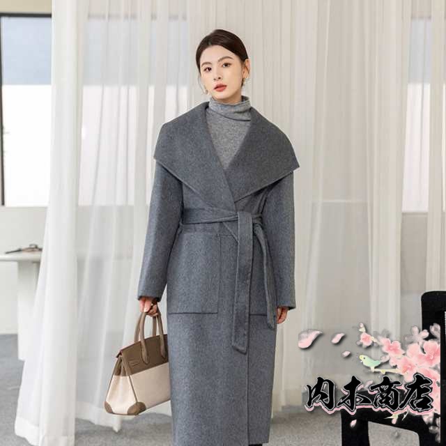 レディース OL通勤 防寒 ウールコート ロング カシミヤ ロングコート 冬服 コート ウール 韓国ファッション ミセス アウター 春 秋 冬 保温 厚手 暖かい 大きいサイズ あったか ゆったり きれいめ オリジナル 細身 高品質 高級 上品 ビジネス