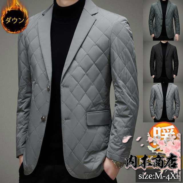 売れ筋アイテム ランキング常連 メンズ 軽量 軽量仕様 防寒 ギフトにも最適 着痩せ 今だけ スリム アウター ダウンジャケット 大きいサイズ 薄手 ダウンコート テーラードジャケット ビジネス 送料無料 クリスマスギフト あったか