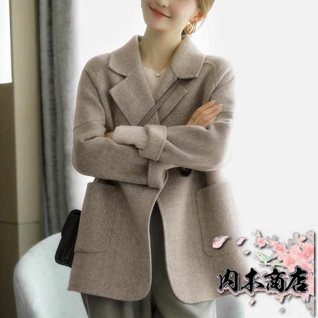 新登場 おしゃれ ブラック 体型カバー レディース 在庫限りの大特価 毎日使える便利品 トラッドスタイル 秋 アウター ショート丈 SNS話題 コート 在庫わずか ジャケット 冬 ウール ベージュ 春 レトロ 送料無料 冬用