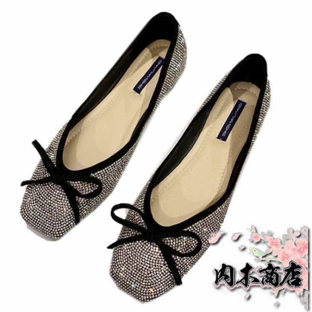 レビュー高評価 おしゃれ フラットシューズ 靴 レディース 軽量 秋の