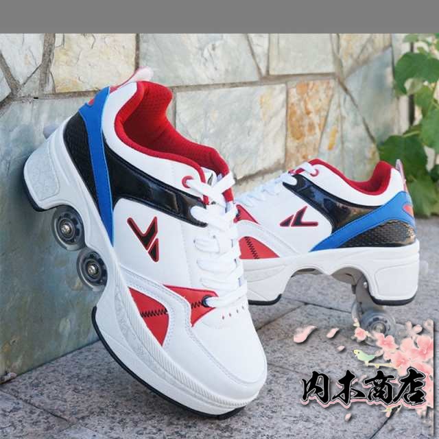 売れ筋アイテム 即納OK 売上急増中 数量限定入荷 シューズ スニーカー 靴 ローラースニーカー ローラーシューズ キッズ 学生 子供 ギフトにも最適 女の子 ローラースケート ローラー 男の子 大人 輪収納できる 練習 スケート 送料無料