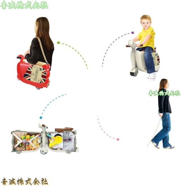 キッズキャリーケース 子供の遊び心に満足 子供用スーツケース乗れる 旅行・遠足・帰省に便利 大容量 静音 ダイヤルロック式 キャスター トランク 安心素材 耐荷重90