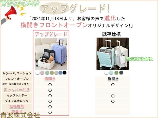 キャリーケース キャリーケース 大容量 スーツケース 多機能 拡張機能付き 機内持ち込み 20インチ スーツケース 片開き 24インチ フロントオープン フロントオープン