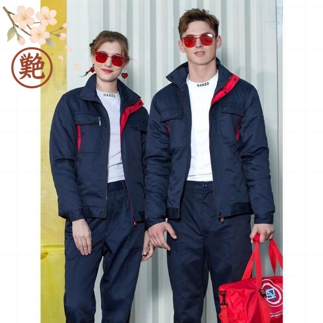 作業服作業着長袖上下セット作業用ワークマン長袖ワークウェア防寒暖かい冬大きいサイズオシャレ