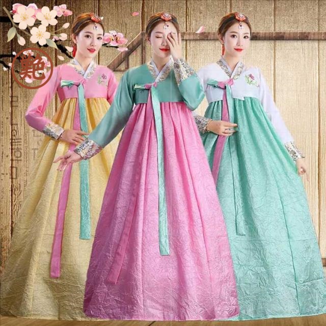 全15カラー 朝鮮族衣装 パーティードレス 韓流 イベント 学園祭 チマチョゴリ ワンピース 民族衣装 韓国ドレス 送料無料 韓服 舞台衣装 撮影 ドレス コスチューム コスプレ ステージ 宮廷風チマチョゴリ きれいめ 韓国 おしゃれ