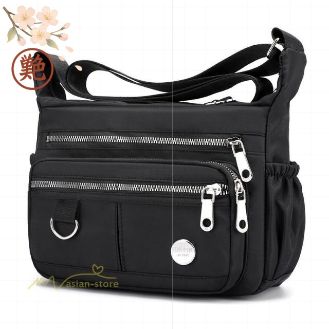 肩掛け 無地 カバン 斜めがけ お出かけ お洒落 ファスナー付き レディース カジュアル ショルダーバッグ シンプル ポシェット 大人 2 軽量 小さめ きれいめ