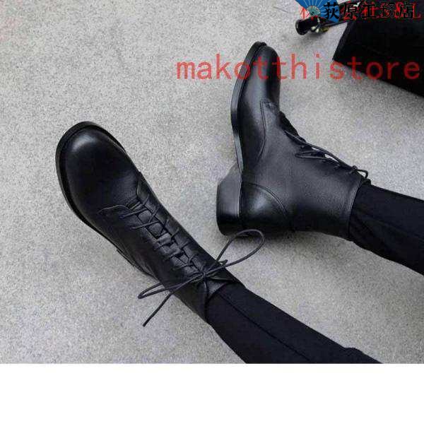 便利グッズ特集 店長イチオシ レビュー高評価 人気急上昇 シューズ 靴 レディース 防水 厚底ブーツ 本革調 太ヒー 仕事レジャー ブロックヒール 高ヒール 厚底アンクルブーツ 休暇 袴ブーツ ブーツ 紐 厚底 ブーツ 早い者勝ち 送料無料 冬物