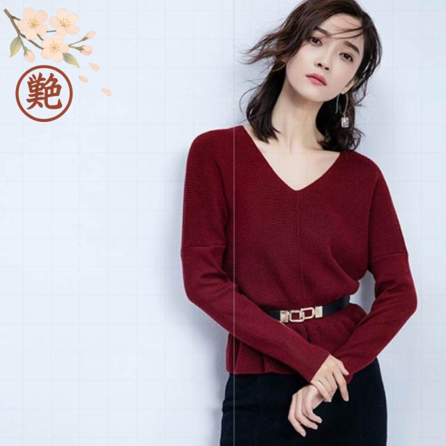 レディース リブニット 厚手 ネック ドロップショルダー ゆったり 長袖 40代 ニットセーター 30代 トップス 秋冬 キレイめ プルオーバー 20代 無地 送料無料 防寒対策