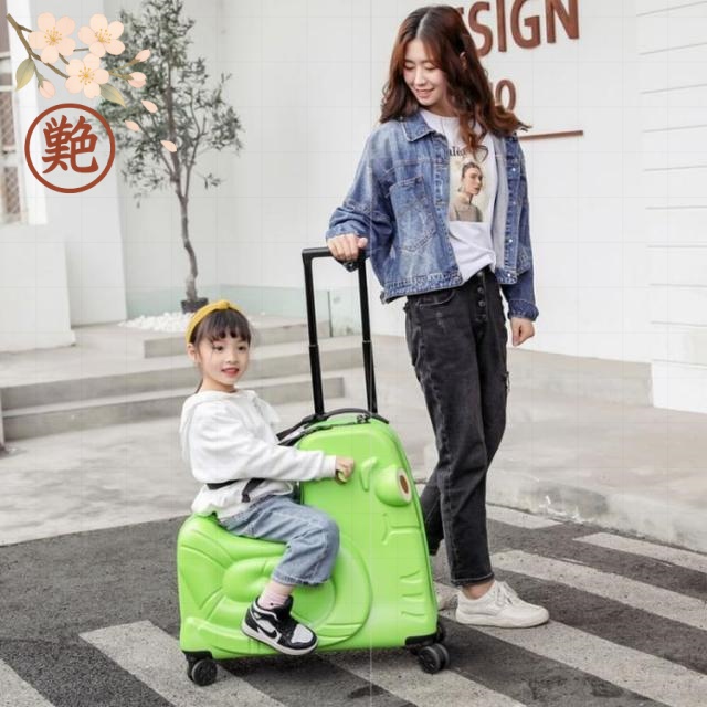 乗れるキャリー キャリーケース キッズキャリーケース キャリーバッグ キッズスーツケース 子供 子供用 キッズ キッズトラベル 旅行 軽量 大容量 スーツケース 着脱式キャスター スーツケース 20インチ 防犯ロック 乗れる