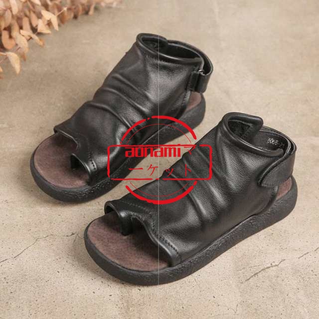 靴のHOSHIKAWA】 『A-OK 89311』 エーオーケー レザーサンダル S M L