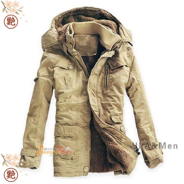中綿コートミリタリージャケット  メンズ ボアジャケット  モッズコート 綿 厚手 裏起毛 大きいサイズ あったか 防寒 裏フリース 2019秋冬 新作