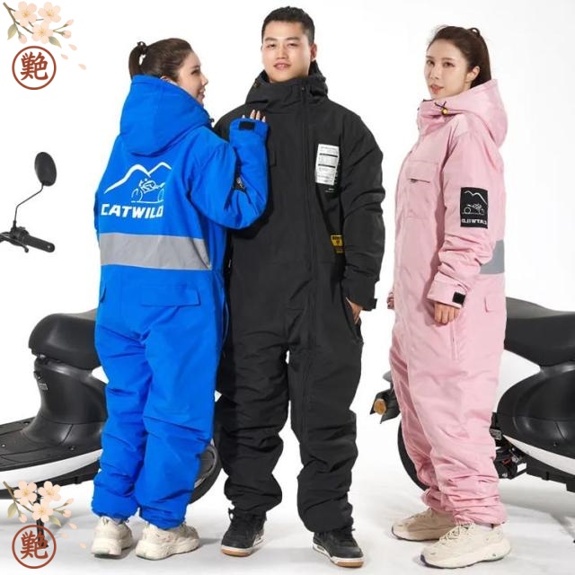 防寒着 防風 メンズ 大きいサイズ つなぎ 撥水 釣り フード付き バイクウェア 冬 おしゃれ バイク 防寒つなぎ レディース 極寒 防水 アウトドア 冷気入りにくい 暖かい ウェア L XL 2XL 3XL