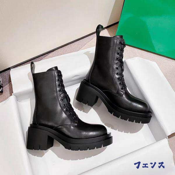 売れ筋アイテム 品質安心 ショートブーツレースアップブーツブーティー編み上げブーツハイヒールストレートチップショートブーツ歩きやすい 今だけ 人気急上昇 太ヒール7cm黒成人式レディース靴 売上急増中 送料無料実施中