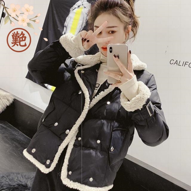 コート 暖かい ムートンコート 中綿コート ボア襟