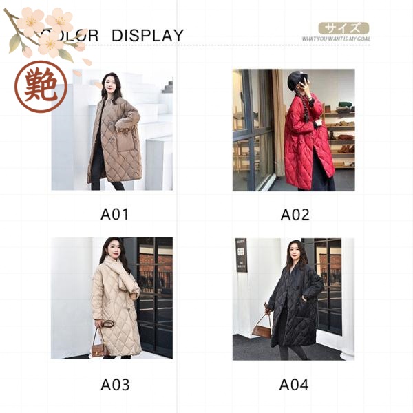 レディース チェスターコート アウター ロング丈 ダウンロングコート マフラー付き 冬 ダウンコート 厚手トップス 体型カバー 防寒 ダウンジャケット