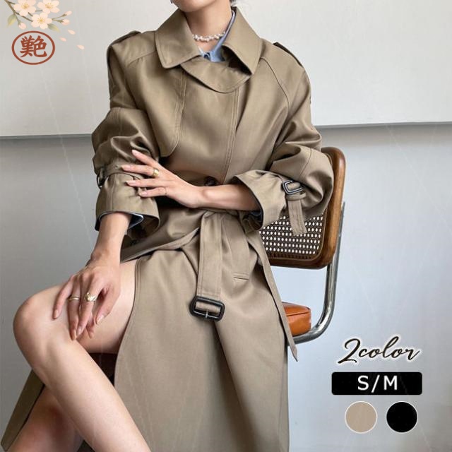 オフィス トレンチコートレディース 20代 ショート 秋冬 50代 新作 30代 無地 ゆったり 送料無料 秋服 冬新作 40代 シンプル ジャケット 春秋ロング  大きいサイズ アウター 通勤 体型カバー カジュアル