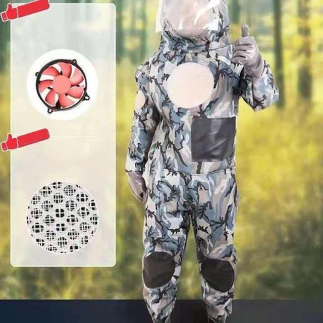 防護服 スズメ フェイスネット付き スズメバチ駆除用蜂防護服 蜂 防護