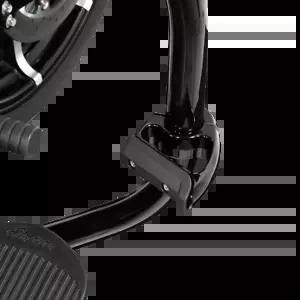 Ciro ブラック 1-1/4 インチ ユニバーサル オートバイ フロント エンジン ガード ハイウェイ バー トーレスト Ciro ...