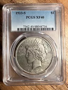 1923-S ピースダラー、PCGS グレード、XF40、**非常に細かいディテール**の通販はau PAY マーケット - アンティーク輸入専門店 VIVITO.shop | au PAY ...