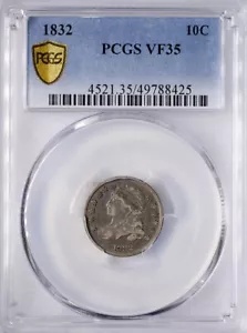 1832 キャップド バスト ダイム PCGS VF35の通販はau PAY マーケット - アンティーク輸入専門店 VIVITO.shop | au PAY マーケット－通販サイト