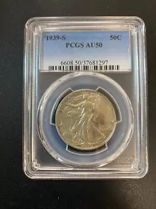 1939年 S ウォーキング リバティ ハーフダラー PCGS AU-50 - 未流通について - スラブ - 50Cの通販はau PAY マーケット - アンティーク輸入専門店 VIVITO ...