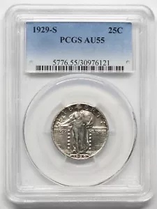 1929-S スタンディング リバティ クォーター 25c AU55 PCGS 29316の通販はau PAY マーケット - アンティーク輸入専門店 VIVITO.shop | au PAY ...