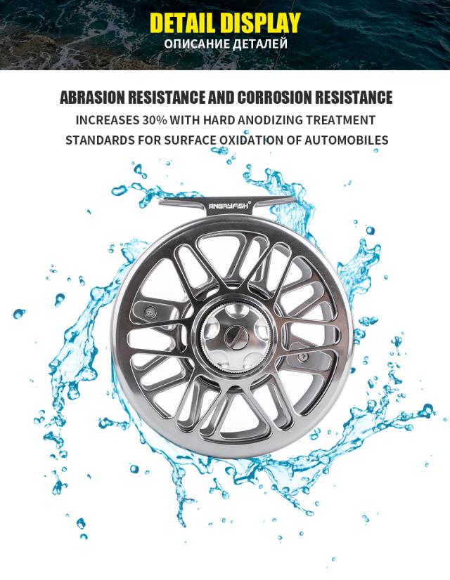 リバーストリームフィッシングフライリールメタルシーフィッシング