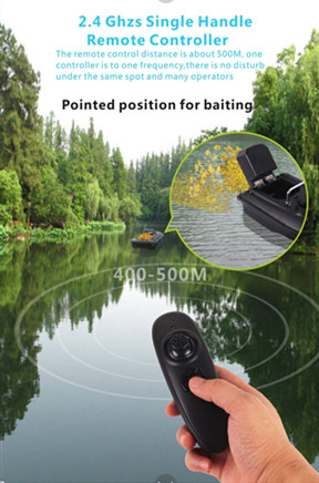 RCベイトボートフィッシュファインダースピードクルーズヨー補正船強風抵抗ABS RCベイトボート