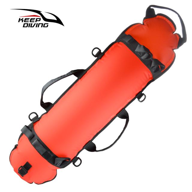 スピアフィッシングスキューバダイビングインフレーションブイシグナル