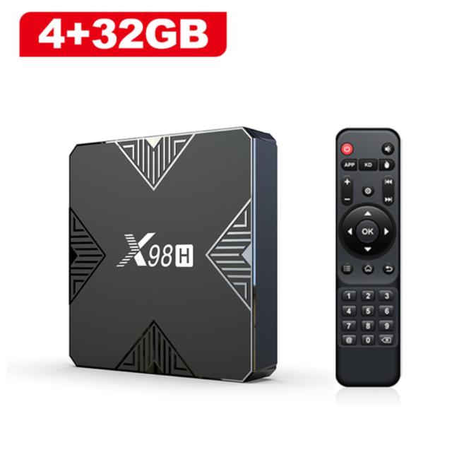 Smart TV Box X98h Android 12 Allwinner H618 Bluetooth対応 5.0 Wifi 2.4g 5g 4k メディアプレーヤー セットトップボックス ...