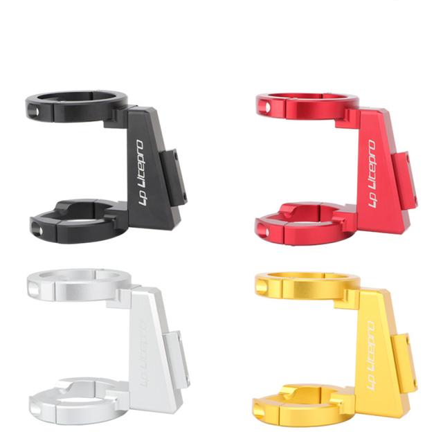 折りたたみ自転車サイクリングアクセサリー用フロントシェルフマウントキャリアアダプターピッグノーズブロックブラケット