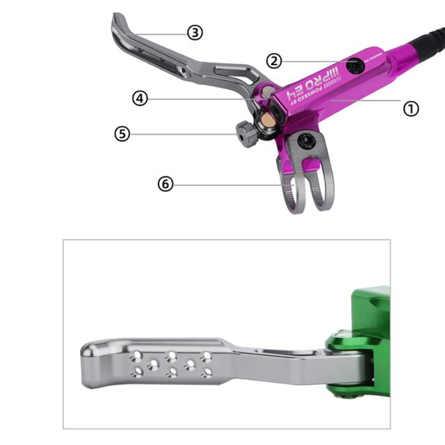 E4 マウンテン バイク ディスク ブレーキ 800mm/1550mm フロント リア