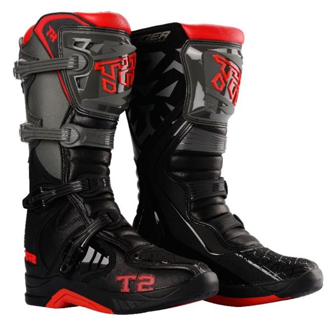 1ペアの乗馬ブーツ通気性のある滑り止め耐摩耗性の屋外オフロードバイクシューズ保護具