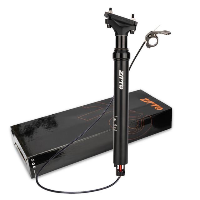 自転車ドロッパーシートポストマウンテンバイク調整可能なアルミ合金シートポスト内部ルーティングワイヤー 30.9 31.6 ミリメートル