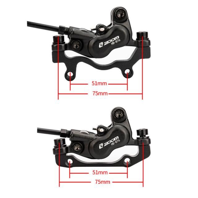 1 ペア 4 ピストン マウンテン バイク ブレーキ フロント リア