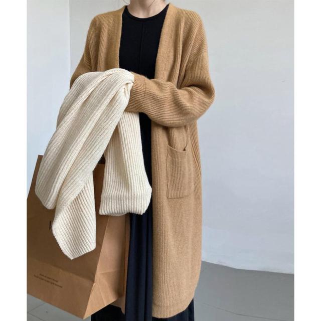 ニットカーディガン ロングレディース秋冬レディースファッション トップス カーディガン ボレロ