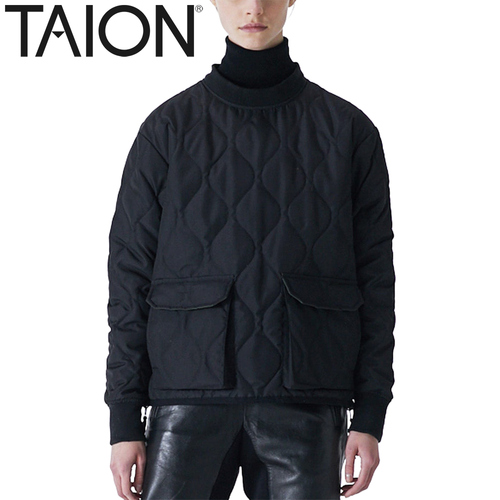 タイオン TAION ジャケット ミリタリー ダウンプルオーバー ブラック TAION-100PML-1 ダウンジャケット 防寒 黒 カジュアルウエアの通販はau PAY マーケット ...