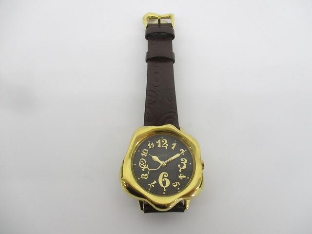 キューポット Q-pot. 腕時計 トケトケイ チョコレート VJ21-0270 SEIKO セイコー製 レディース