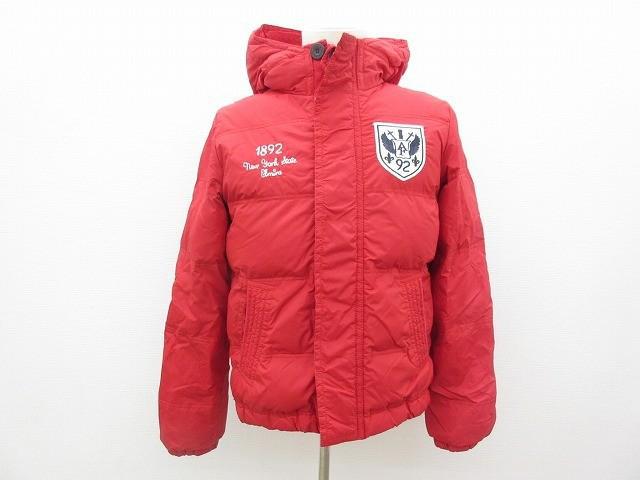 中古 アバクロンビー＆フィッチ Abercrombie＆Fitch ダウンジャケット レッド M メンズ