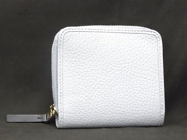 ■新品■未使用■ Paul Smith ポールスミス レザー 二つ折り 財布 ウォレット レディース メンズ ライトブルー系 AT7391