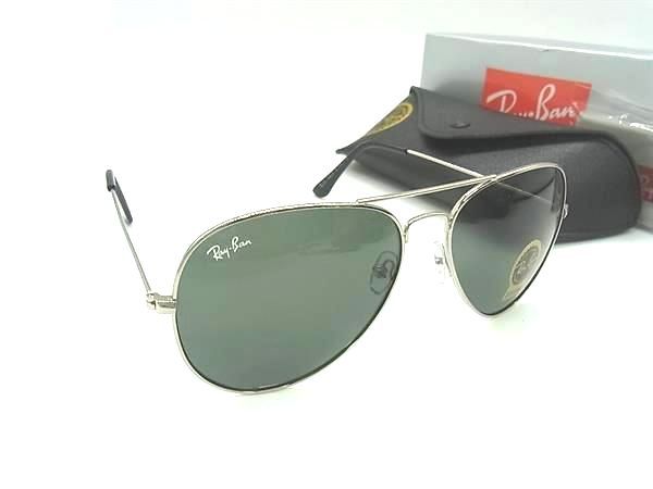 ■新品■未使用■ Ray-Ban レイバン RB 3026 AVIATOR LARGE L II サングラス メガネ 眼鏡 メンズ シルバー系 AV8975