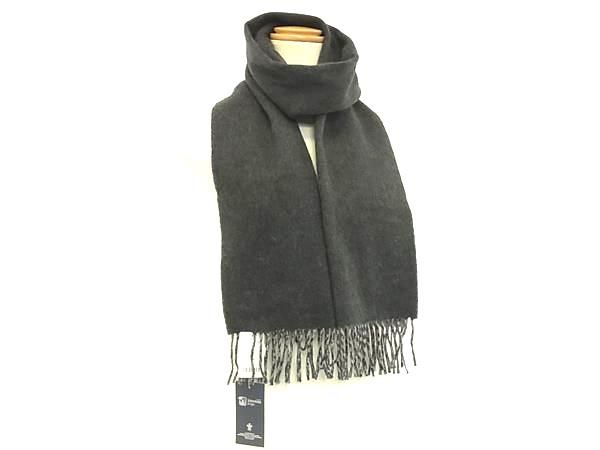 ■新品■未使用■ Johnstons of Elgin ジョンストンズ オブ エルガン カシミヤ フリンジ マフラー ストール ショール  グレー系 AW5251