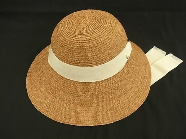 ■新品■未使用■ HELEN KAMINSKI ヘレンカミンスキー ラフィア ハット 帽子 レディース ブラウン系 AW5417