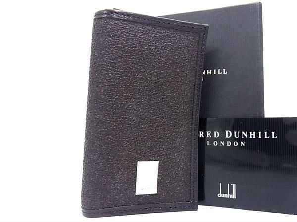 ■美品■ dunhill ダンヒル レザー 6連 キーケース 鍵入れ メンズ レディース ブラウン系 AY5085