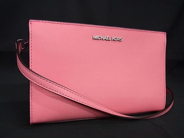 ■新品■未使用■ MICHAEL KORS マイケルコース レザー クロスボディ ワンショルダーバッグ 斜め掛け レディース ピンク系 BF8289
