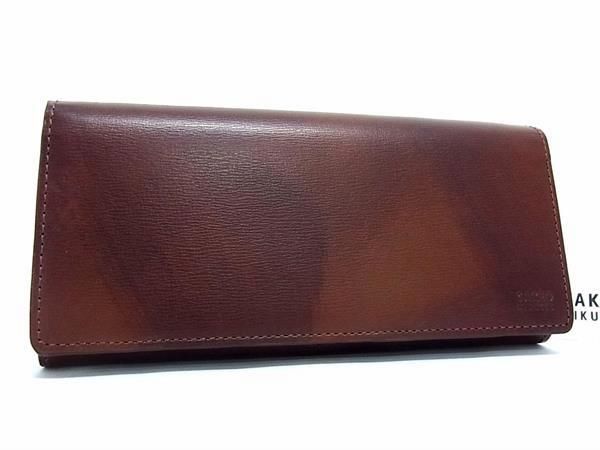 ■新品■未使用■ TAKEO KIKUCHI タケオキクチ レザー 二つ折り 長財布 ウォレット 小銭入れ 札入れ メンズ ブラウン系 BF9745